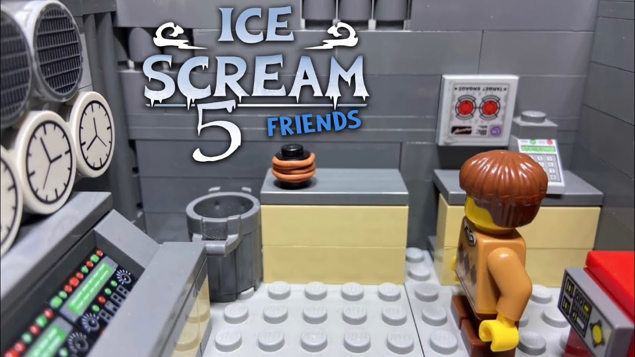 Лего мультфильм Ice Scream 5: Friends | Lego animation Ice Scream 5 ...