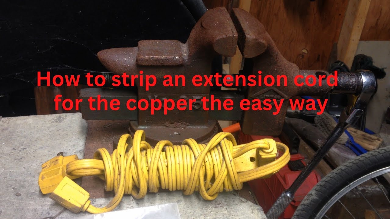 How To Strip An Extension Cord For The Copper YouTube how-to-strip-an-extension-cord-for-the-copper-youtube