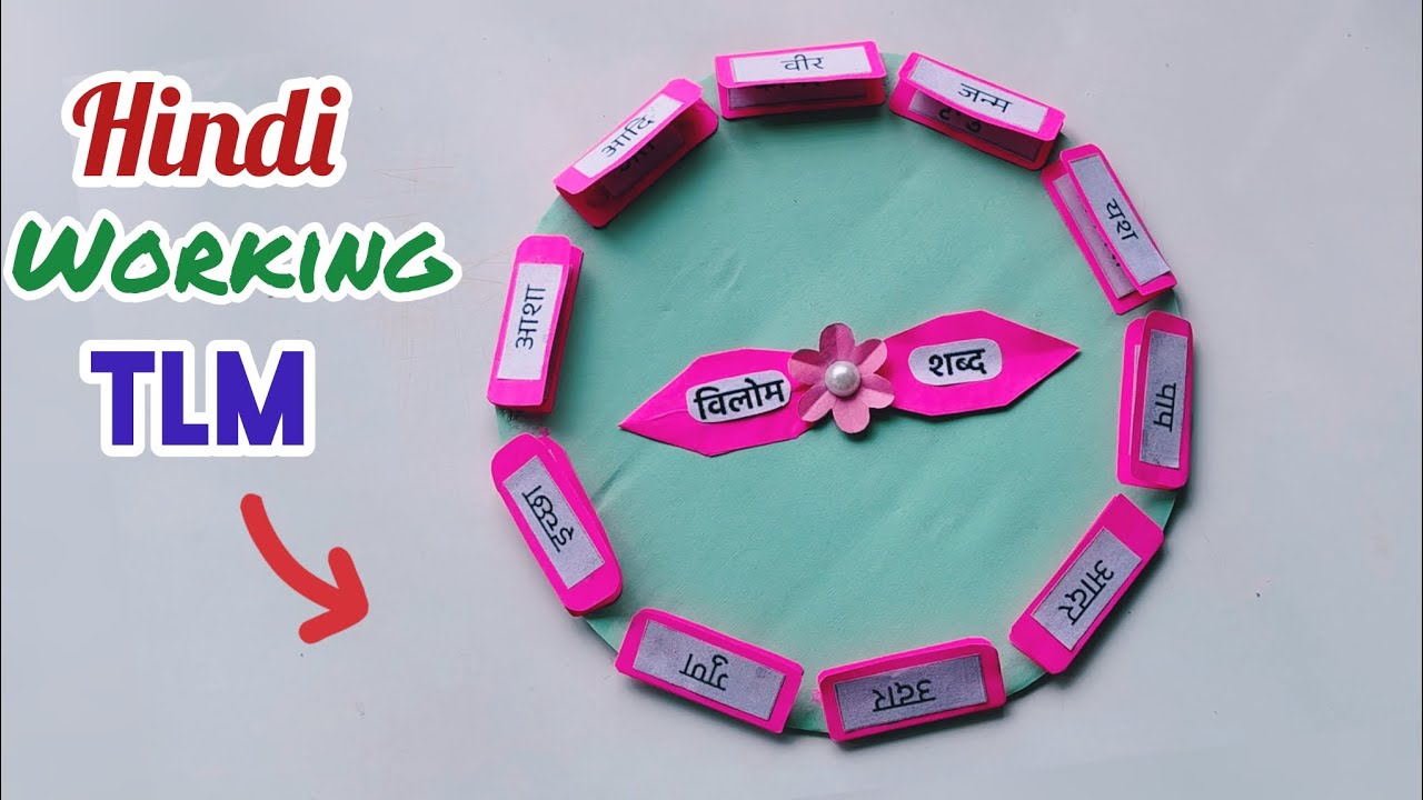 Vilom Shabd Hindi Working Model/ Vilom Shabd Hindi project/ Hindi TLM ...