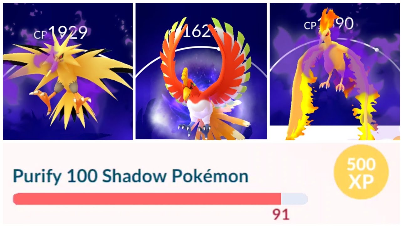 Purify 100 Shadow Pokémon | Pokémon GO - YouTube