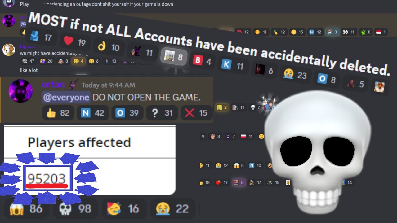 They Accidentally Deleted 95,203 Accounts... (Forsaken AR & Discord ...