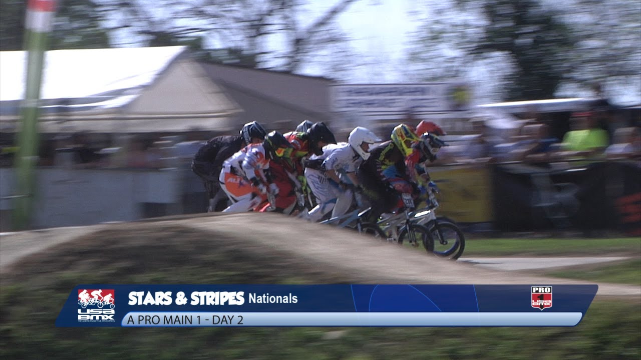 2014 USA BMX Stars & Stripes Nationals A Pro Main 1 Day 2 - YouTube