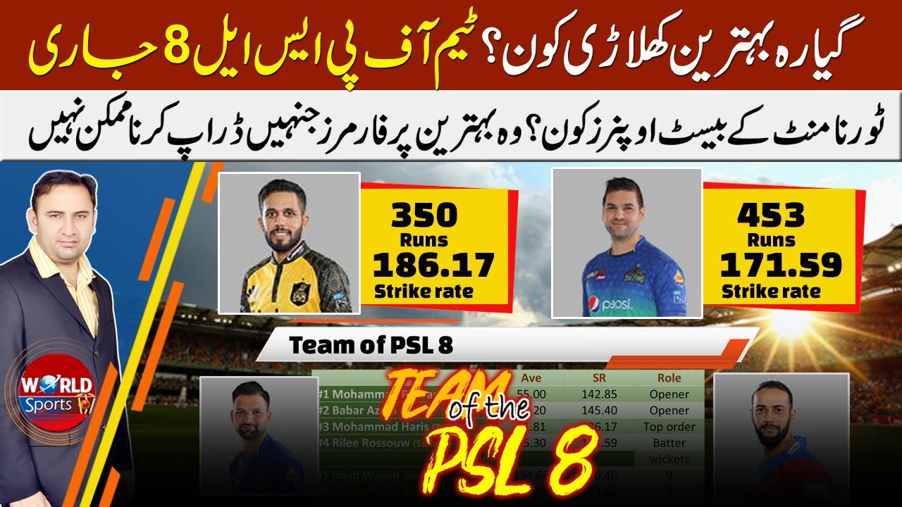 Team of the PSL 2023 | Best playing XI of PSL 8 | Top PSL 8 players for ...