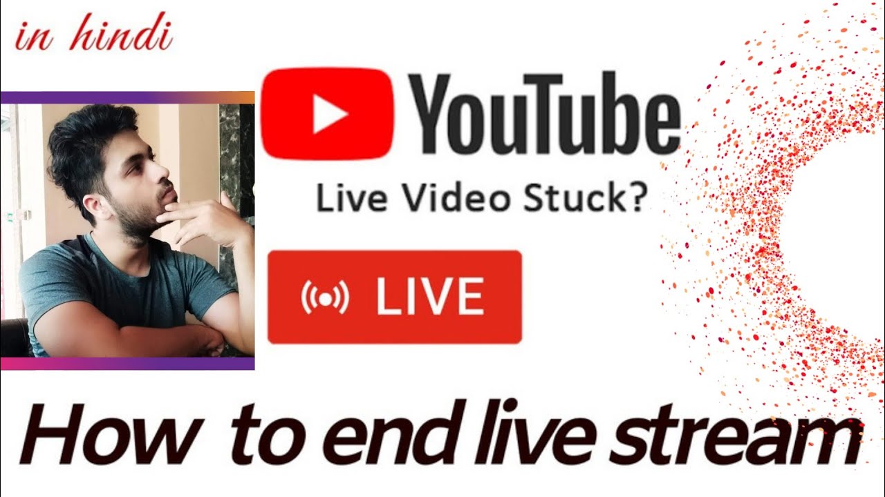 how to end YouTube live stream | YouTube live stream stuck | live ...