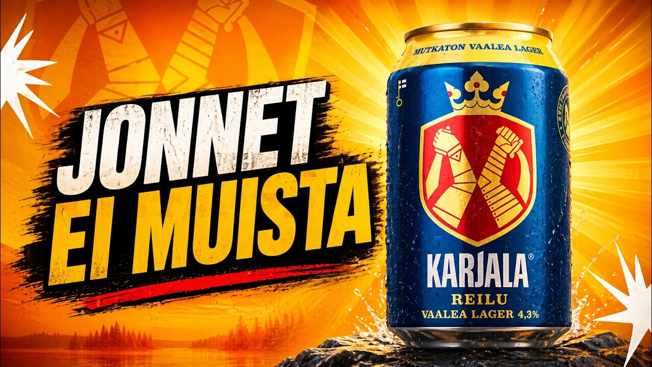🍻 JONNET EI MUISTA – KARJALA - VAALEA LAGER - YouTube