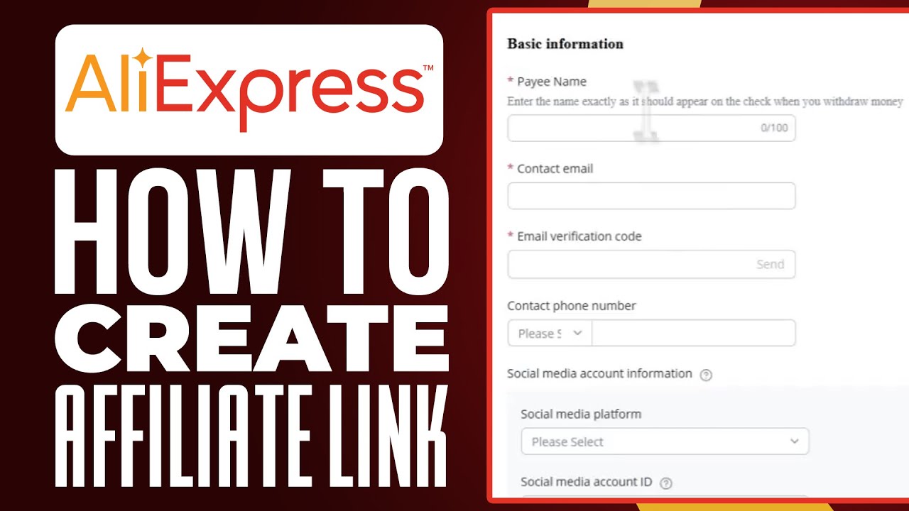 How To Create AliExpress Affiliate Link (2025) Beginner's Tutorial ...