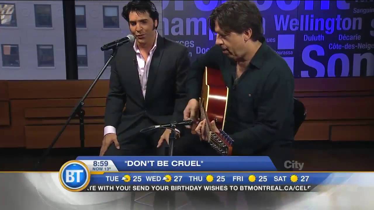 Elvis tribute artist Steve Michaels performs "Don't Be Cruel" - YouTube