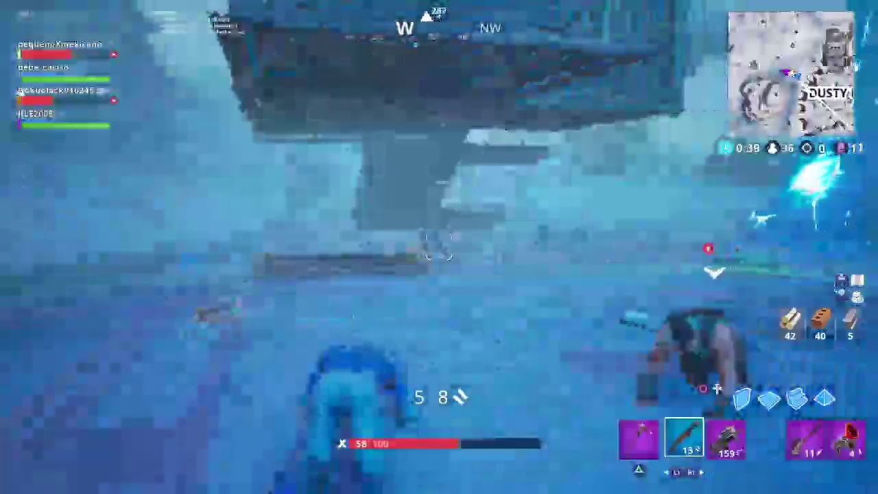 Playing fortine - YouTube