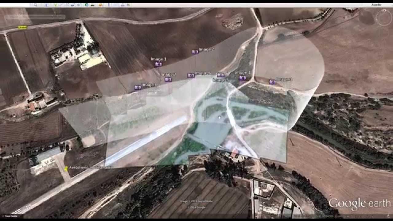 Aerial Image Stitching - YouTube