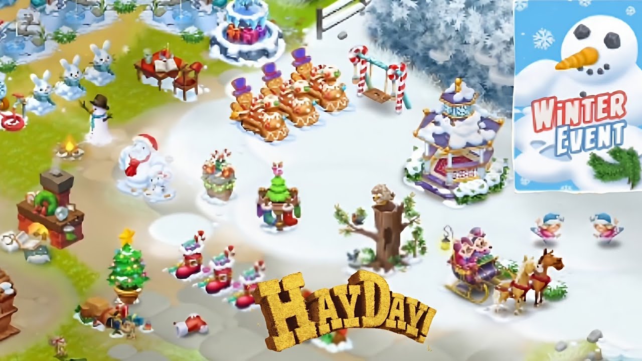 How To Complete Winter Event in Hay Day - YouTube