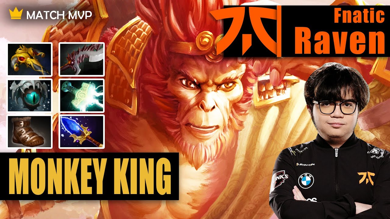 Monkey King Safelane | Fnatic.Raven | IMBA 7.32B MONKEY KING CARRY BUILD | 7.32b Gameplay ...