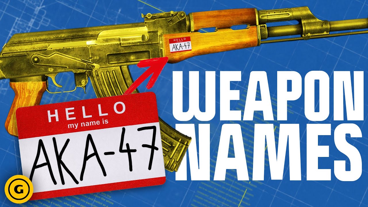 Why Your Favourite Video Game Gun Has A Weird Name - Loadout - YouTube