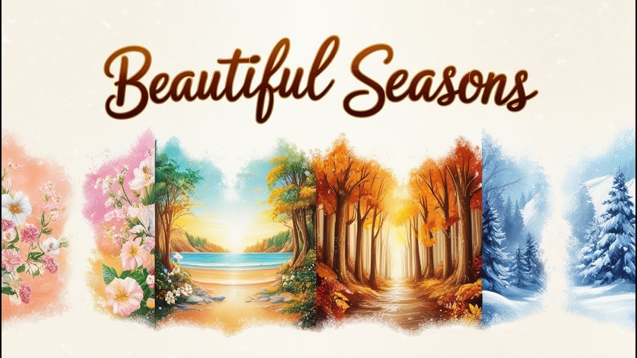 Beautiful Seasons Song | Four Seasons |Kids songs+ Nursery Rhymes - YouTube