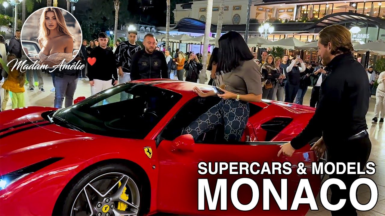 MONACO: Supercars & Beautiful Models Vol. 10 [Carspotting in Monaco ...