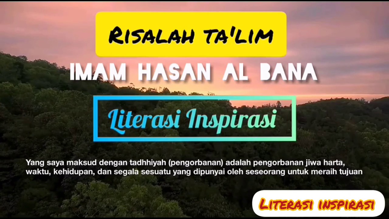 Risalah Ta'lim : At-Tadhiyah (Pengorbanan) - YouTube