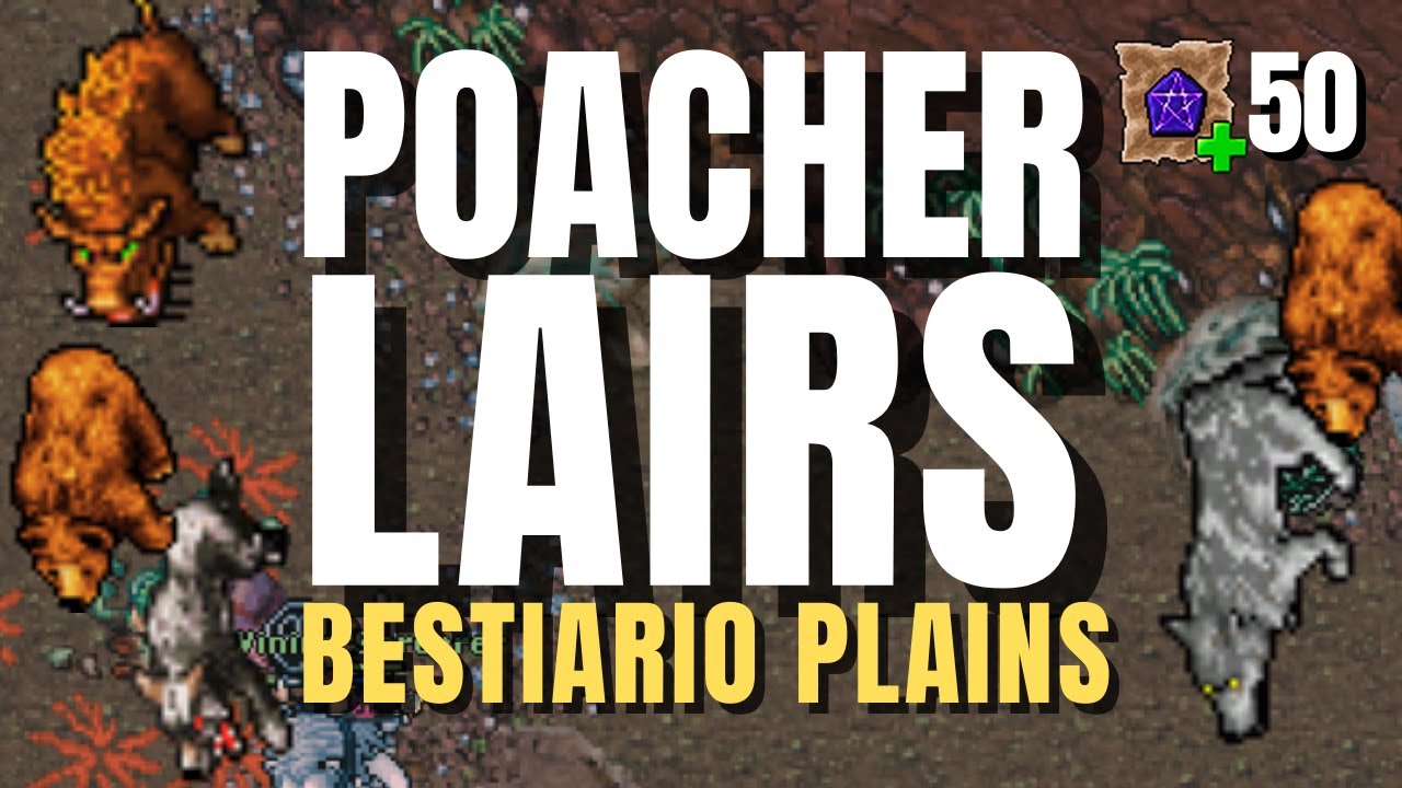 Hunt Bestiario Boar, Bear. War wolf, wolf #tibia - YouTube