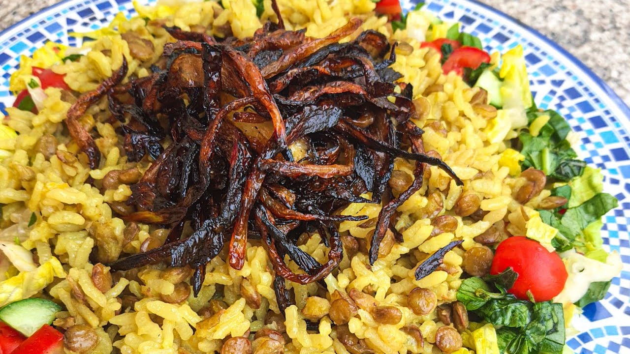 Weekday meal UNDER 30 MINUTES!! / VEGAN / MUJADARRAH | وصفة المجدرة ...