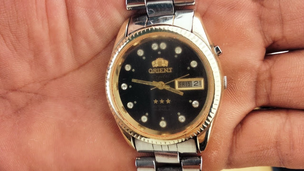ORIENT AUTOMATIC WATCH REPINING AND SERVING #repair #vintage watch ...