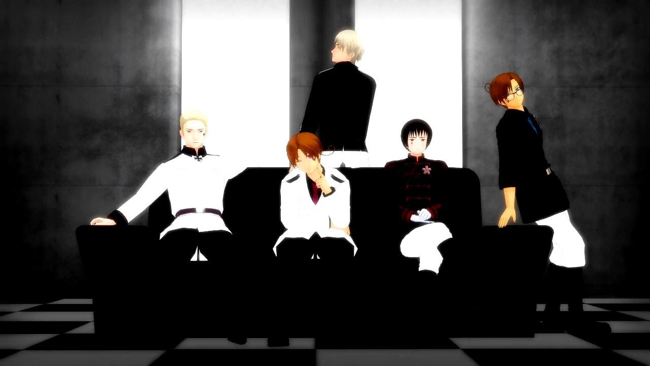 【APH MMD】Poker Face【Axis】Multi Lang Sub - YouTube