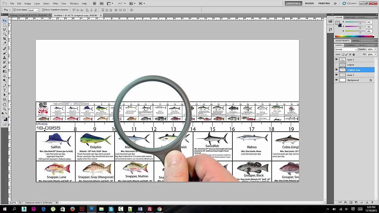 Zoom In Effect with Photoshop. │ Efecto Lupa con Photoshop. - YouTube