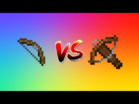 Minecraft Crossbows VS Bows in 45 Seconds. - YouTube