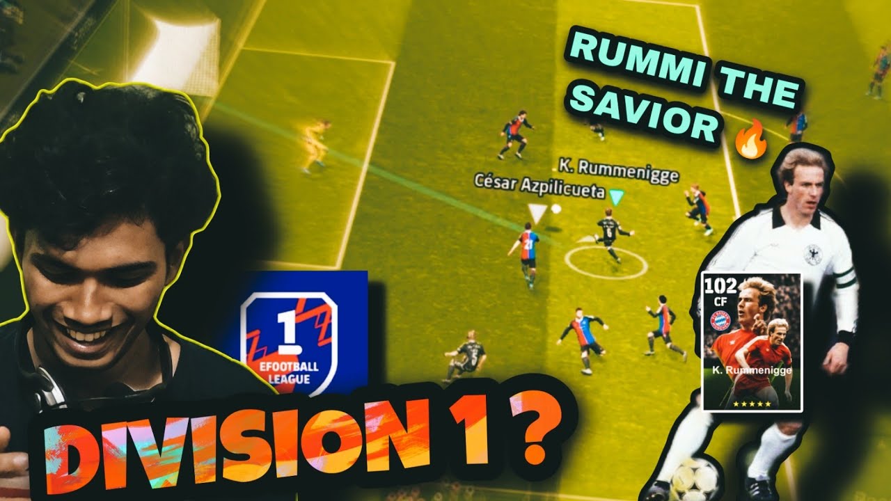 FINALLY DIVISION 1 ? Rummi THE SAVION 🔥🥹| RiCH BOY eFootball 24 mallu ...