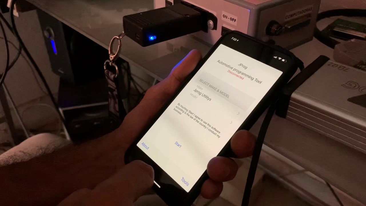 Jprog mini & Bluetooth paired - YouTube