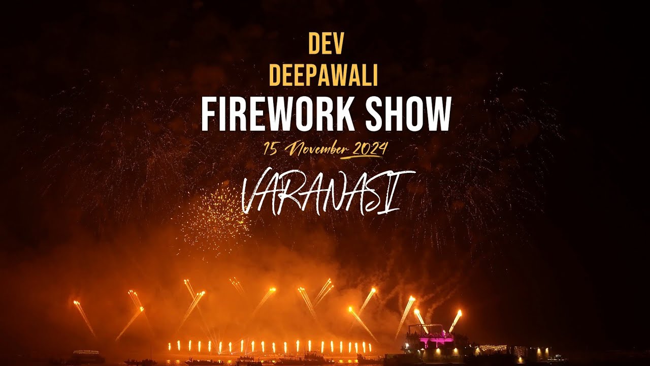Dev Deepawali Firework Show Varanasi - YouTube