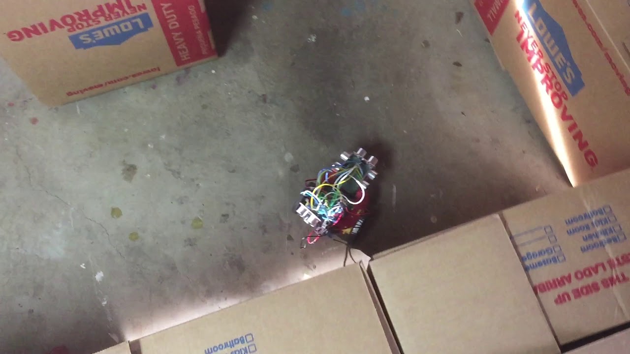 Obstacle Avoidance Robot Test - YouTube