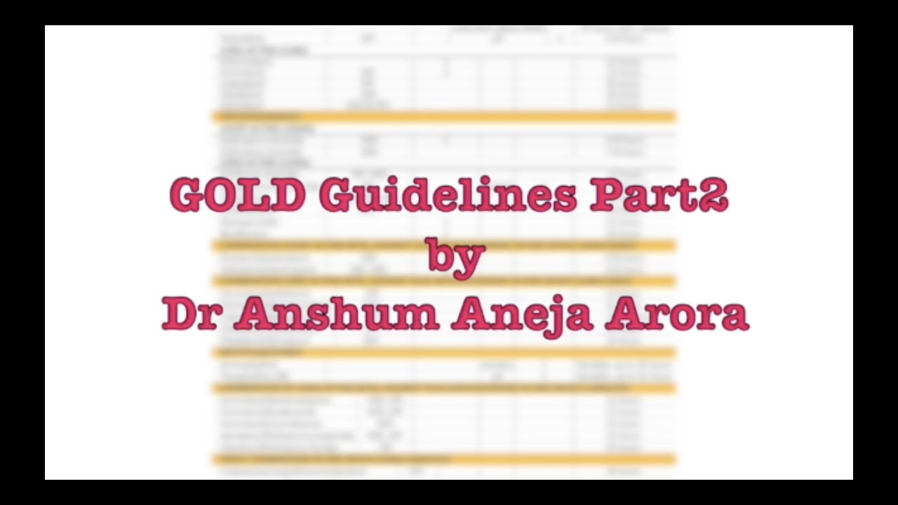 COPD guidelines GOLD 2021 Read aloud Part 2 - YouTube