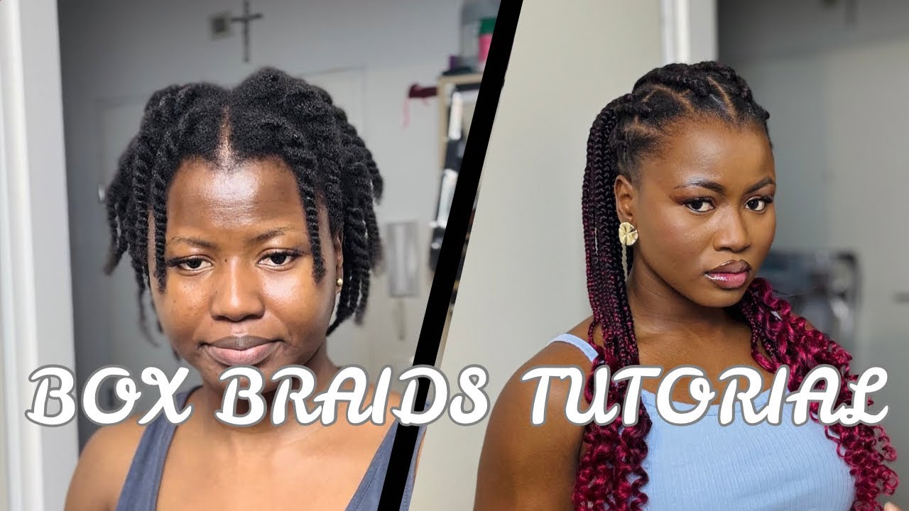 BOX BRAIDS TUTORIAL | BEGINNER FRIENDLY - YouTube