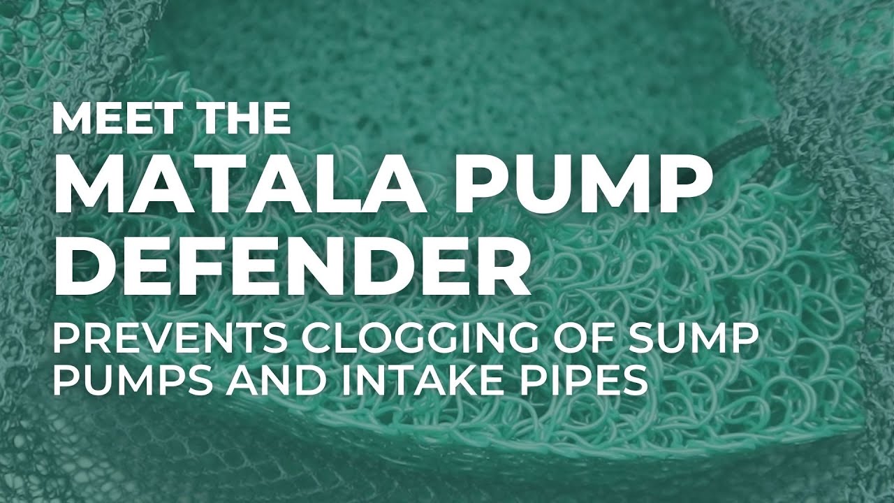 Matala's Pump Defender—Prevent Clogging of Sump Pumps and Intake Pipes ...