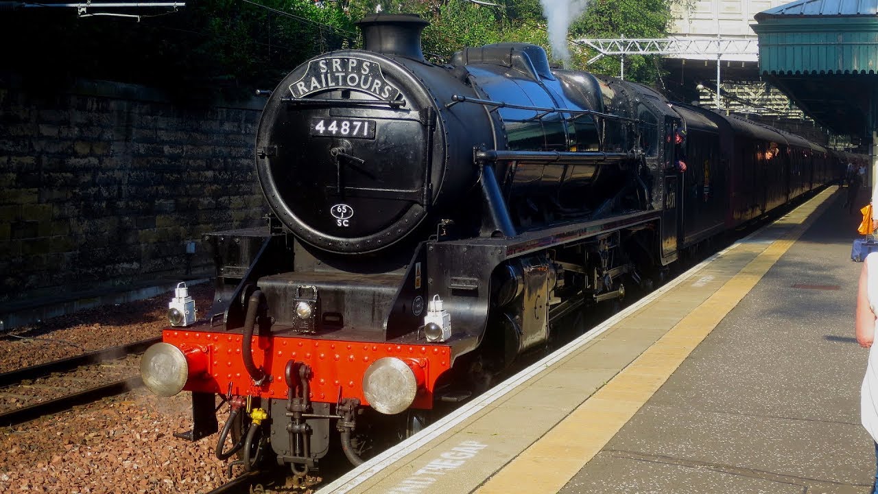 Black 5 44871 - Edinburgh Waverly | The Forth Bridge & Scottish Borders ...