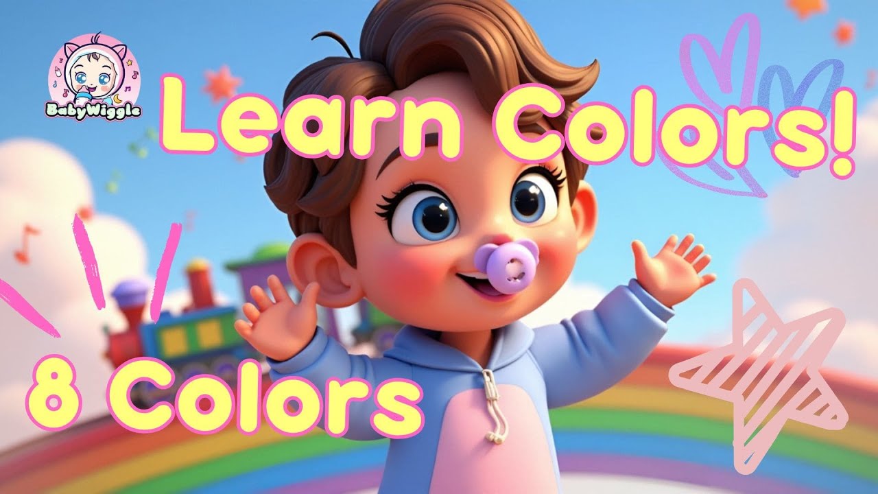 Colors Song for Kids🌈🚂| Learn Colors with Animals & Wiggle Baby ...
