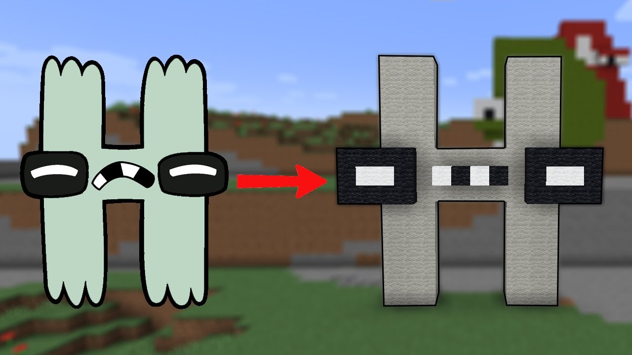 Making Alphabet Lore H in Minecraft - YouTube