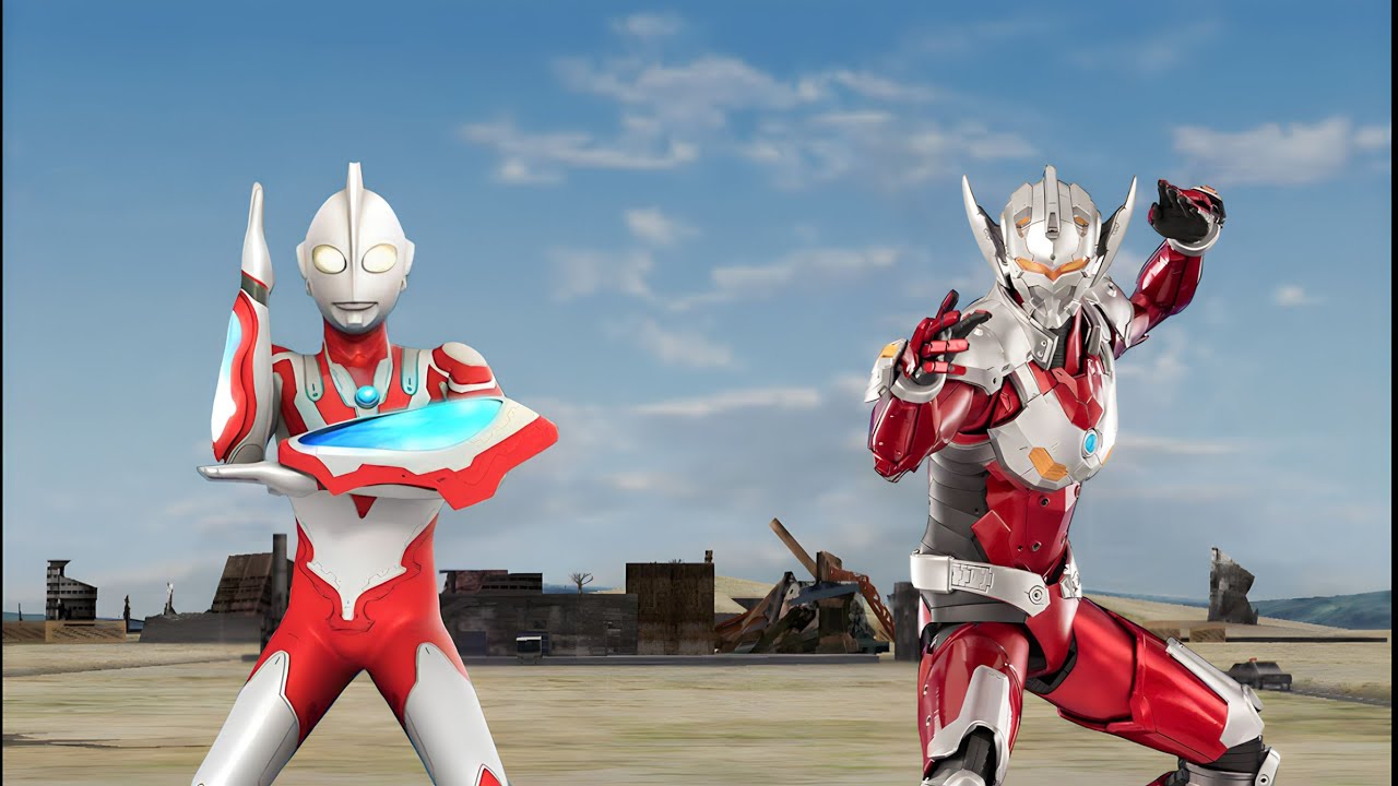 ULTRAMAN TARO & ULTRAMAN RIBUT MENGALAHKAN DARK RIBUT DAN MONSTER JAHAT ...