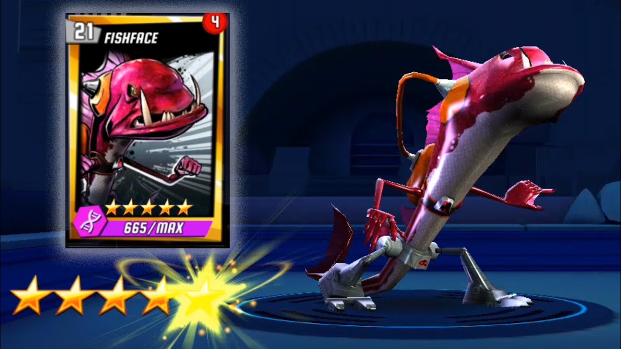 Fishface To Five Stars | Teenage Mutant Ninja Turtles Legends - YouTube