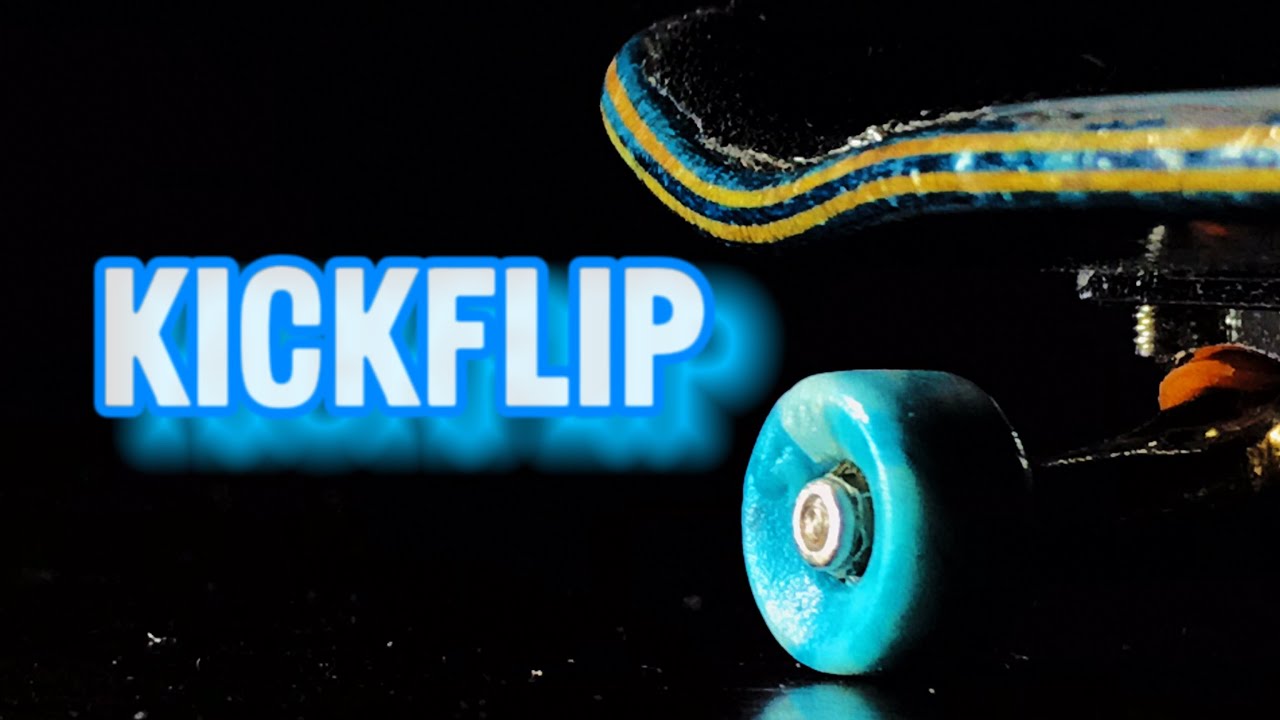How To Kickflip - Fingerboard Trick Tip for Beginners - YouTube
