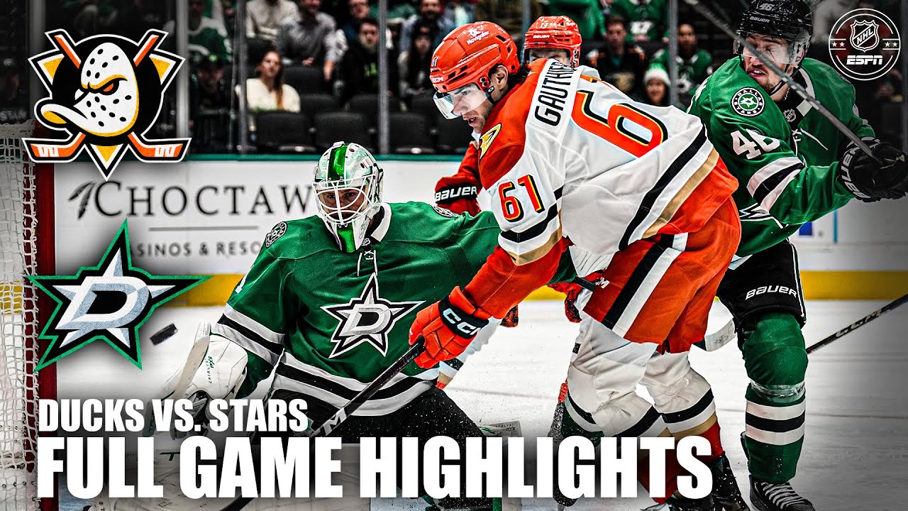 Anaheim Ducks vs. Dallas Stars | Full Game Highlights | ESPN NHL - YouTube