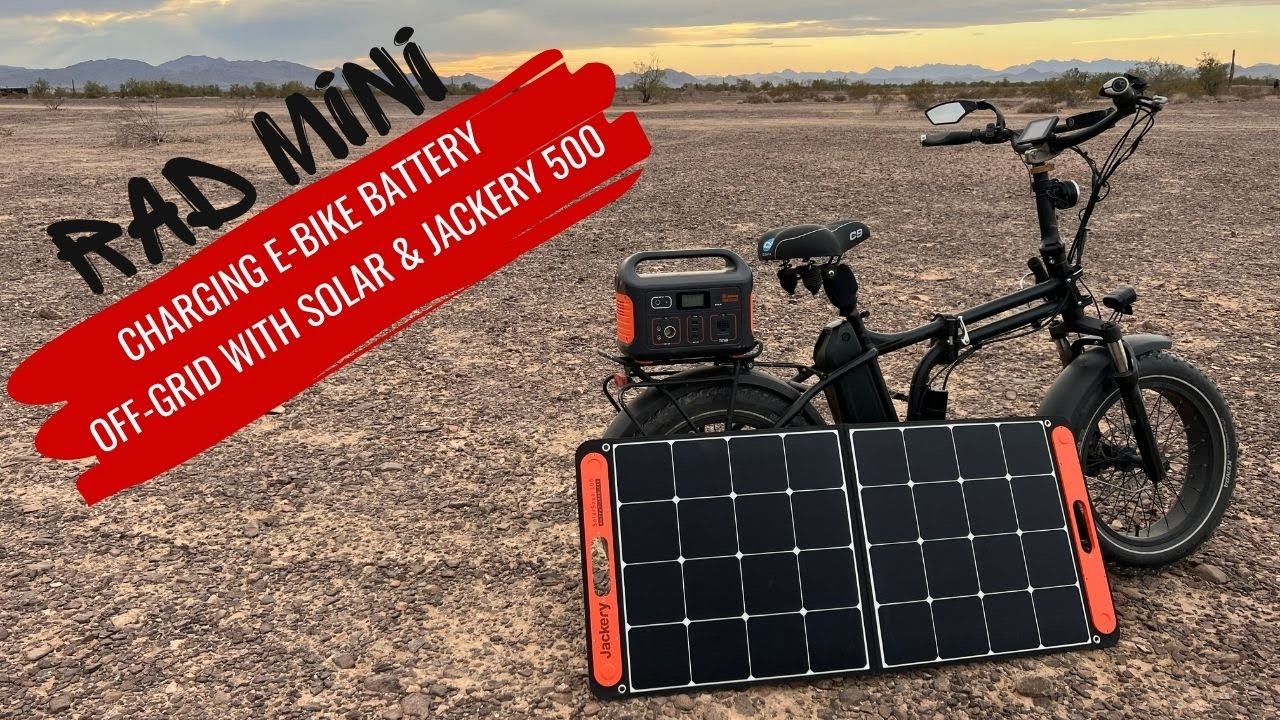 Off Grid E Bike Charging - YouTube