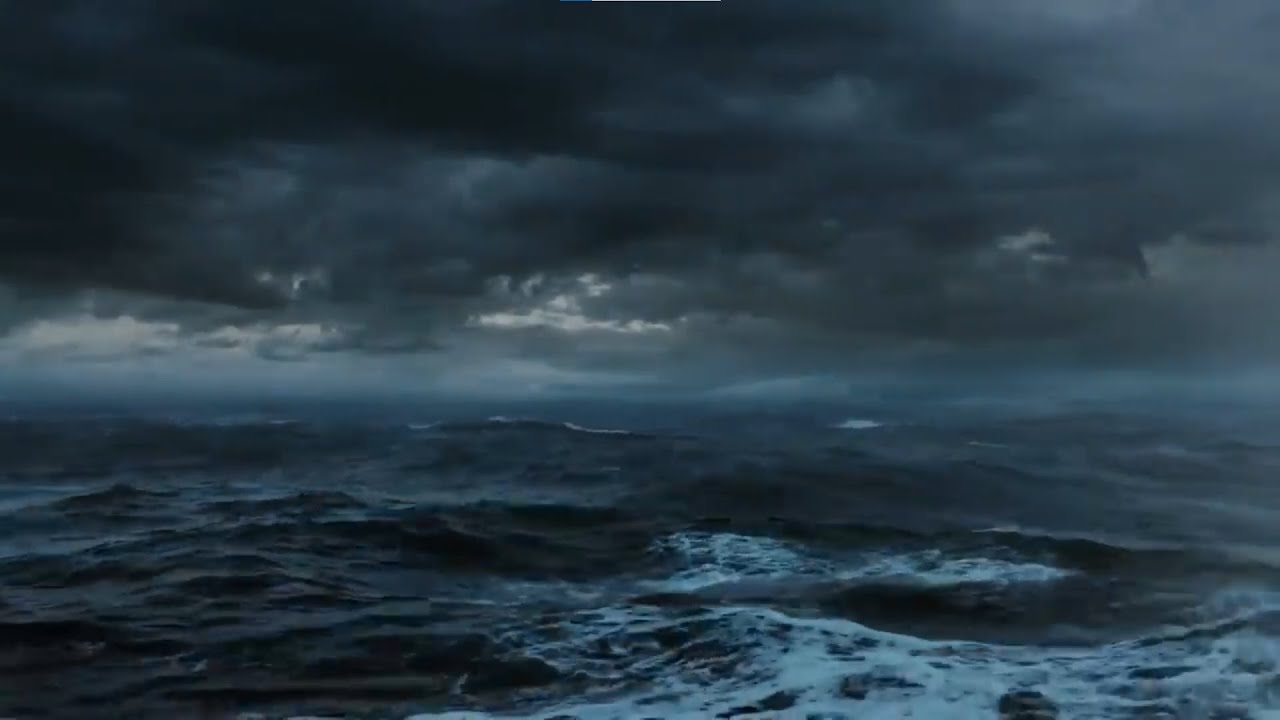 Thunderstorm At Sea Sounds For Sleeping Relaxing _ Thunder Rain Ocean ...