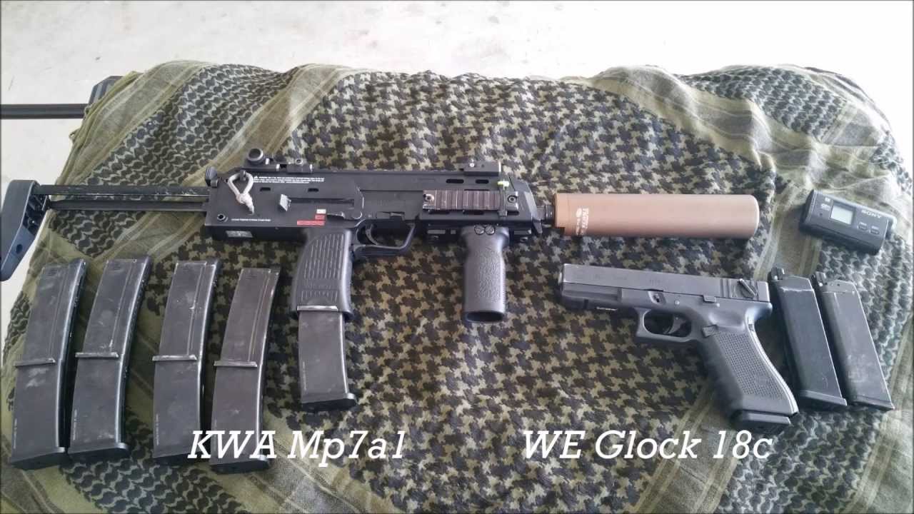 Gamepod combat Zone kwa Mp7 WE Glock 18c 9 26 15 p1 - YouTube