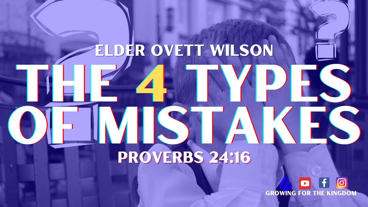 The 4 Types of Mistakes - YouTube