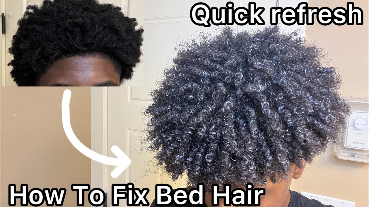 How To Fix Bed Hair In The Morning | Type 4 Hair - YouTube