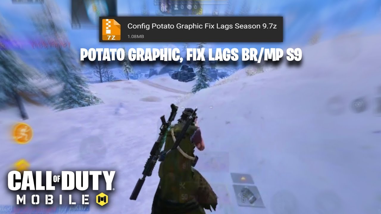 CONFIG POTATO GRAPHIC IN COD MOBILE | FIX LAG CODM SEASON 9 - YouTube