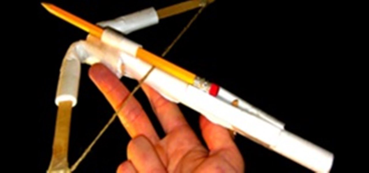 Homemade Paper Crossbow - YouTube