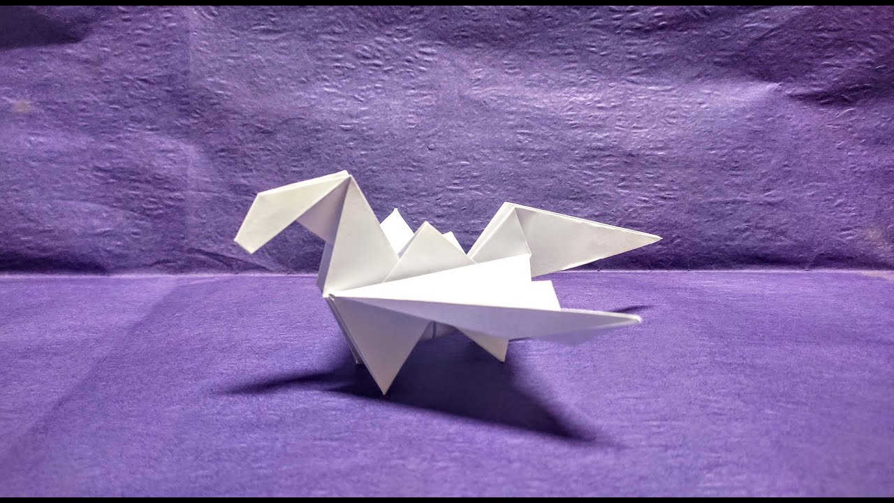 How To Fold Paper Dragon Easy | Origami Dragon Easy | Origami Tutorial - YouTube