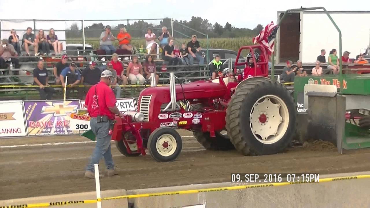V8 HOT ROD TRACTORS LYNN, INDIANA LYONS CLUB PULL DCTPA SEPT 9, 2016 ...