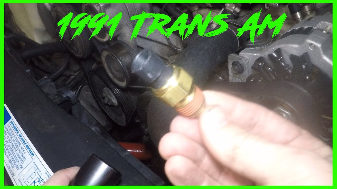 Trans Am Coolant Temperature Sensor Replacement - YouTube