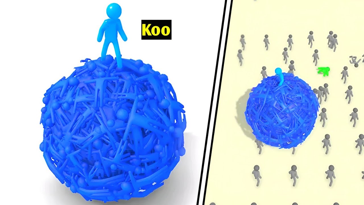 Human Ball Race Game | All Levels 1 Android iOS Walkthrough Mobile ...